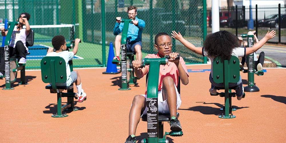 Fitness Path and Track | The Children's Museum of Indianapolis