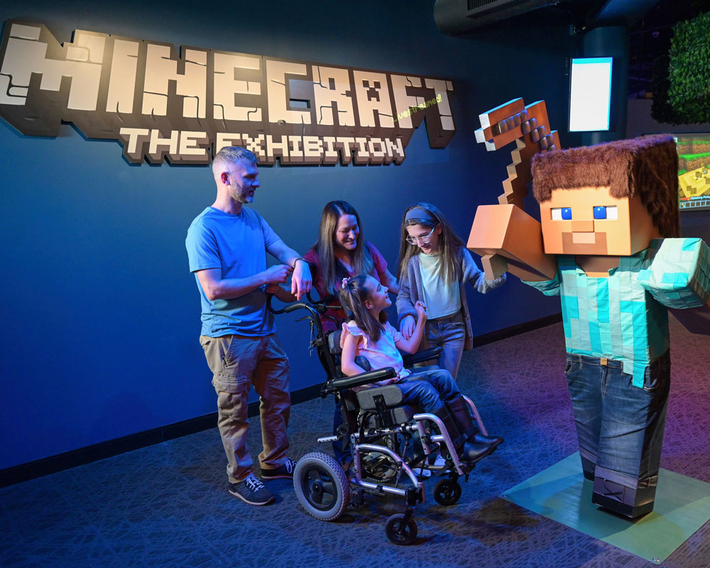 Take a Tour of Minecraft: The Exhibition | The Children's Museum of ...